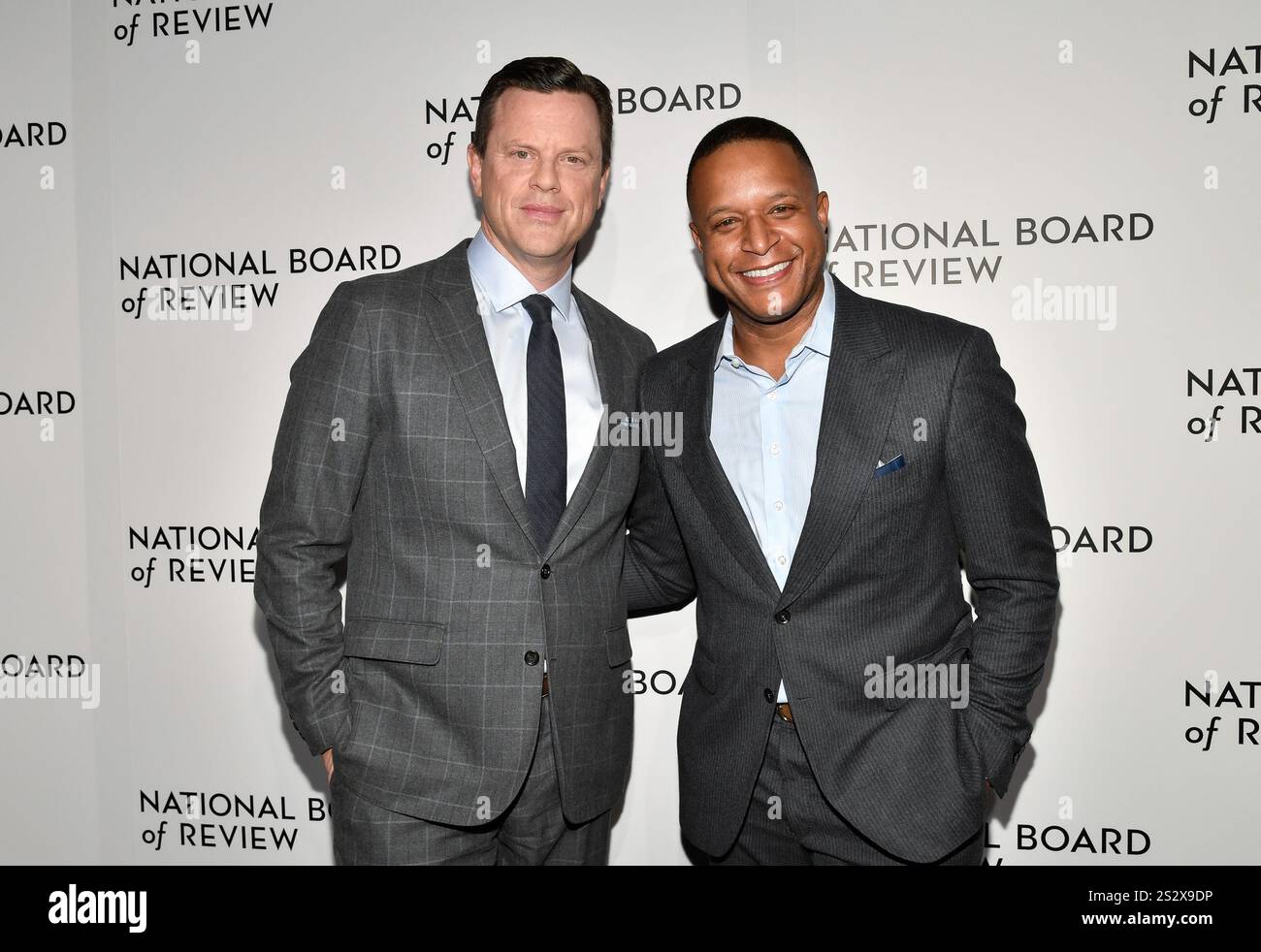 Willie Geist, left, and Craig Melvin attend the National Board of ...