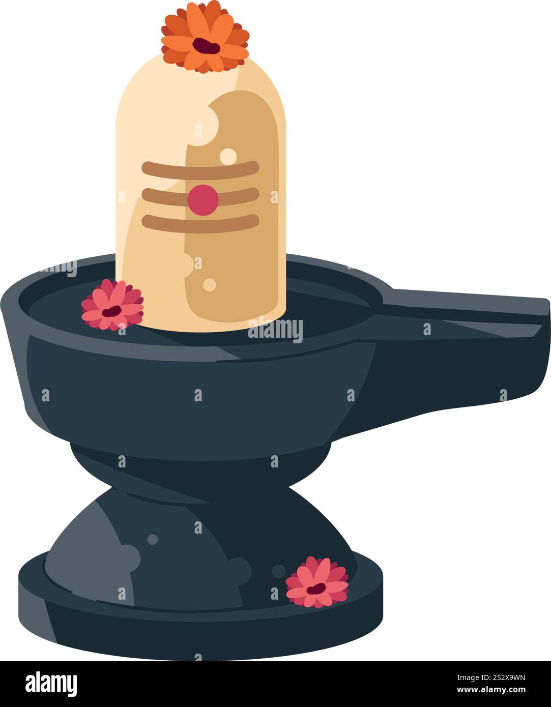 hinduism shivaratri lingam Stock Vector Image & Art - Alamy