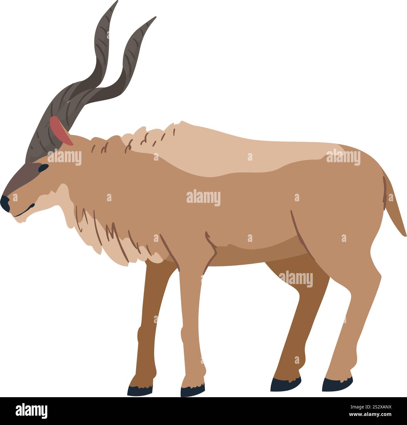 Addax and sahara Stock Vector Images - Alamy