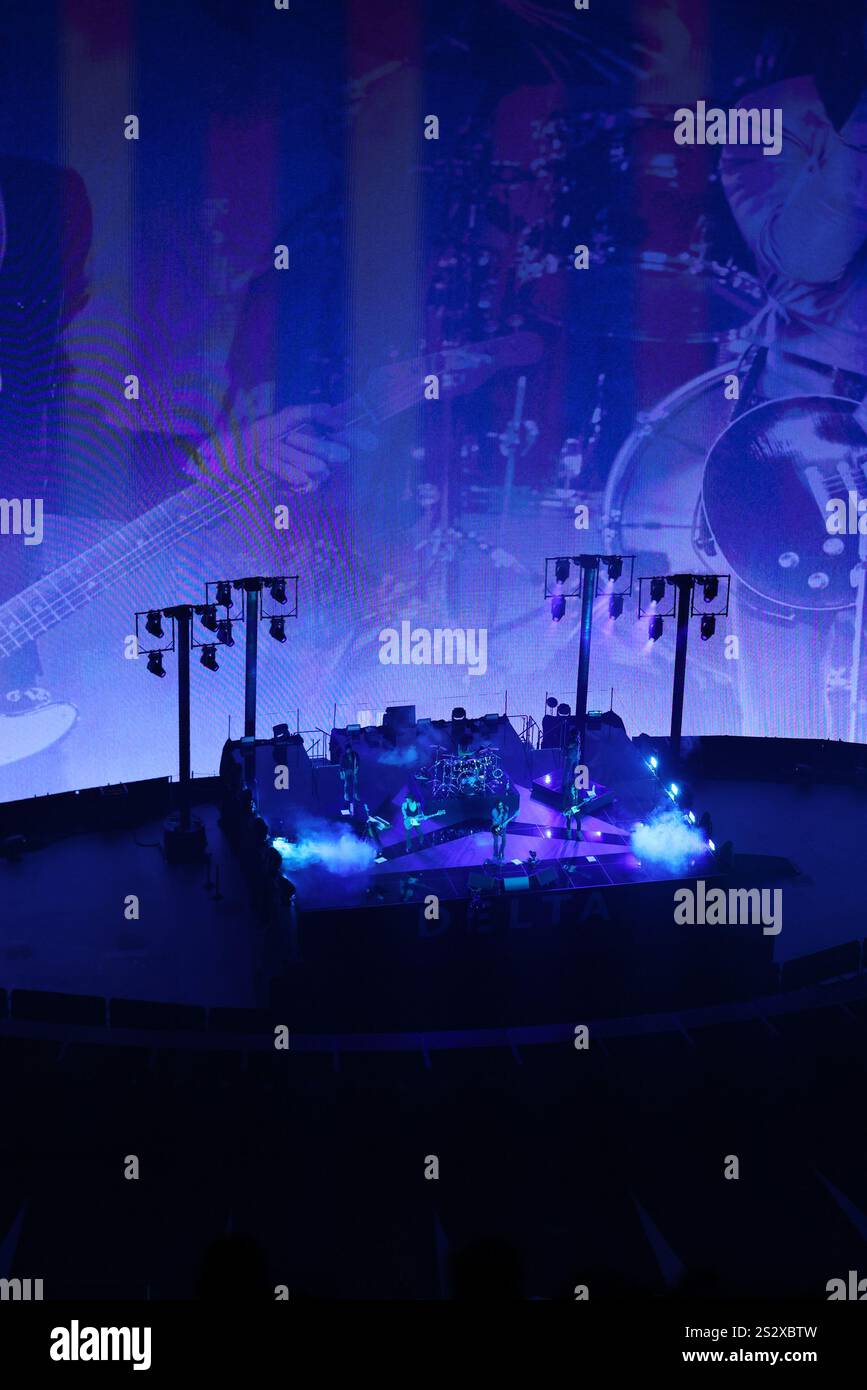 Las Vegas, NV, USA. 7th Jan, 2025. Lenny Kravitz performs after the CES ...