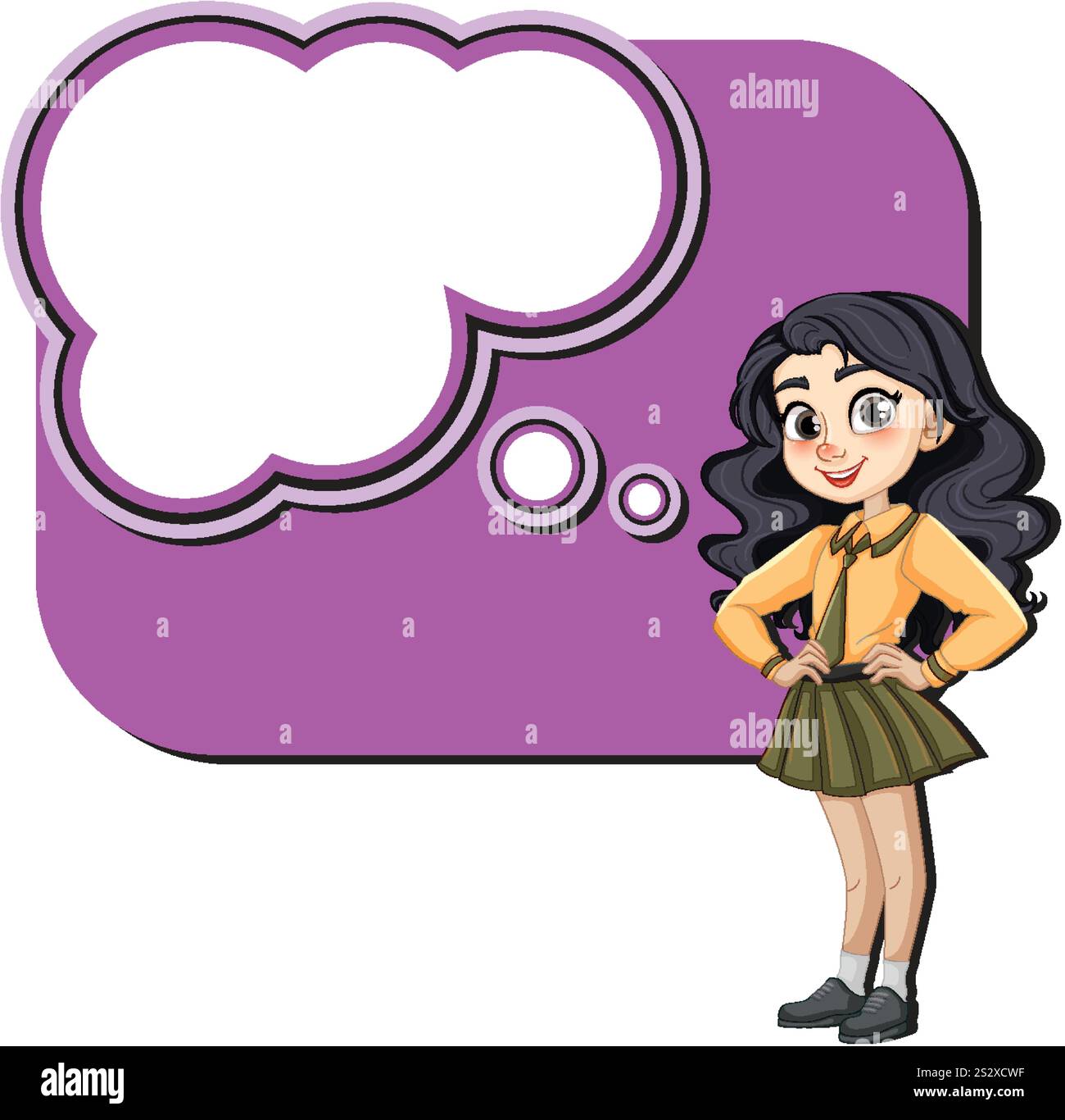 Long thoughts long Stock Vector Images - Alamy