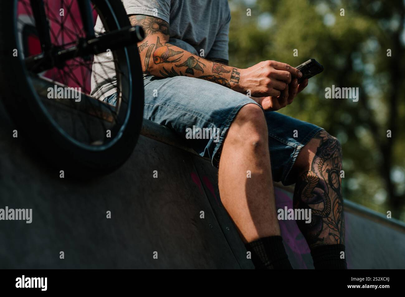 Handsome man bmx in hi-res stock photography and images - Alamy