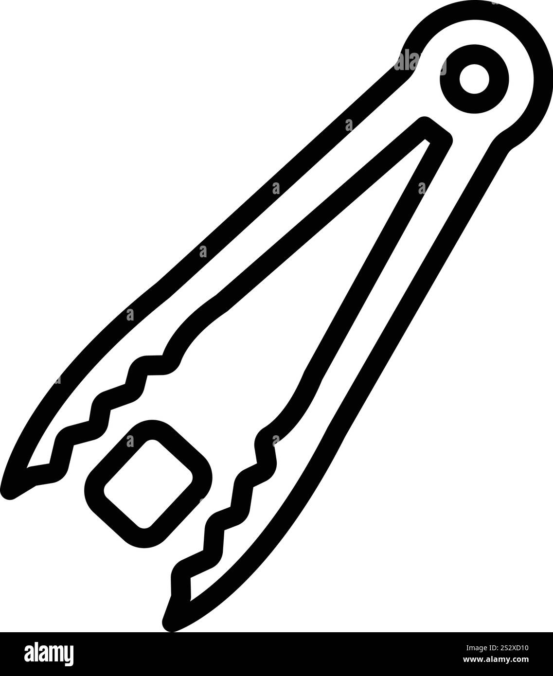 Tongs icon Black and White Stock Photos & Images - Alamy