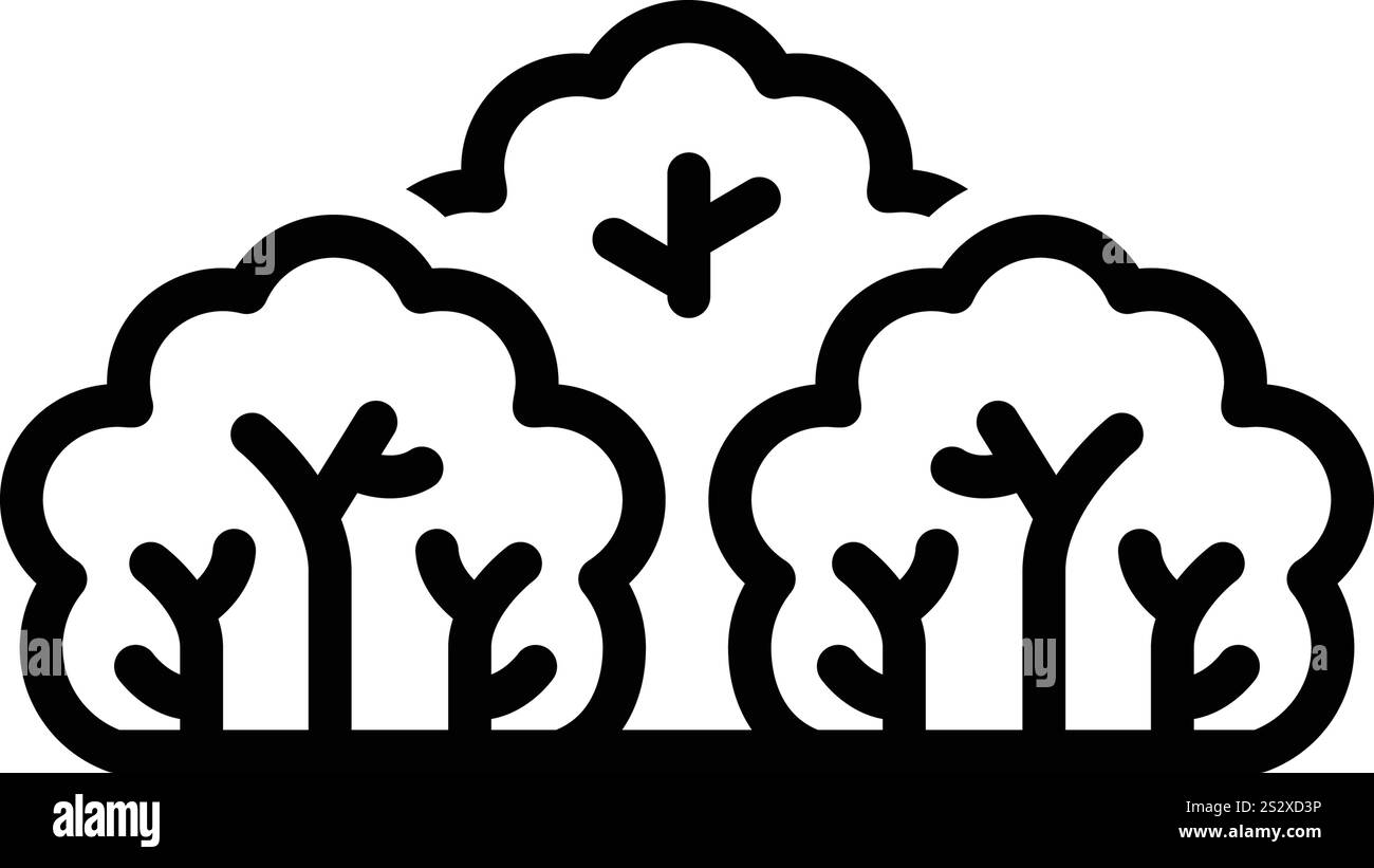 Icon for shrub, trees Stock Vector Image & Art - Alamy