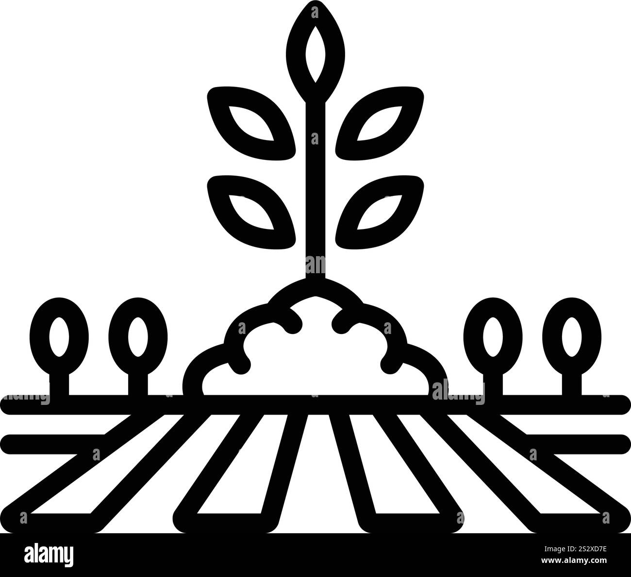 Sprout crops Stock Vector Images - Alamy