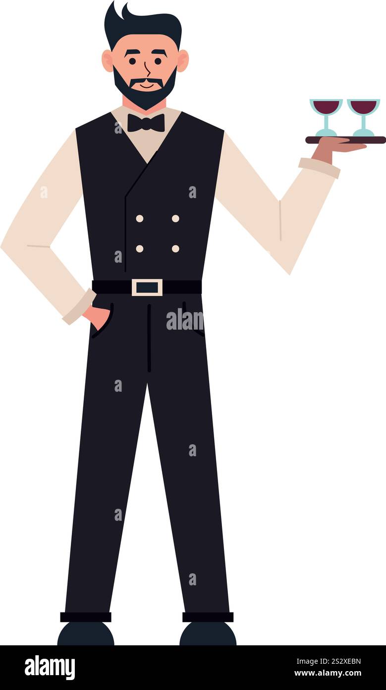 Serving drinks bar Stock Vector Images - Alamy