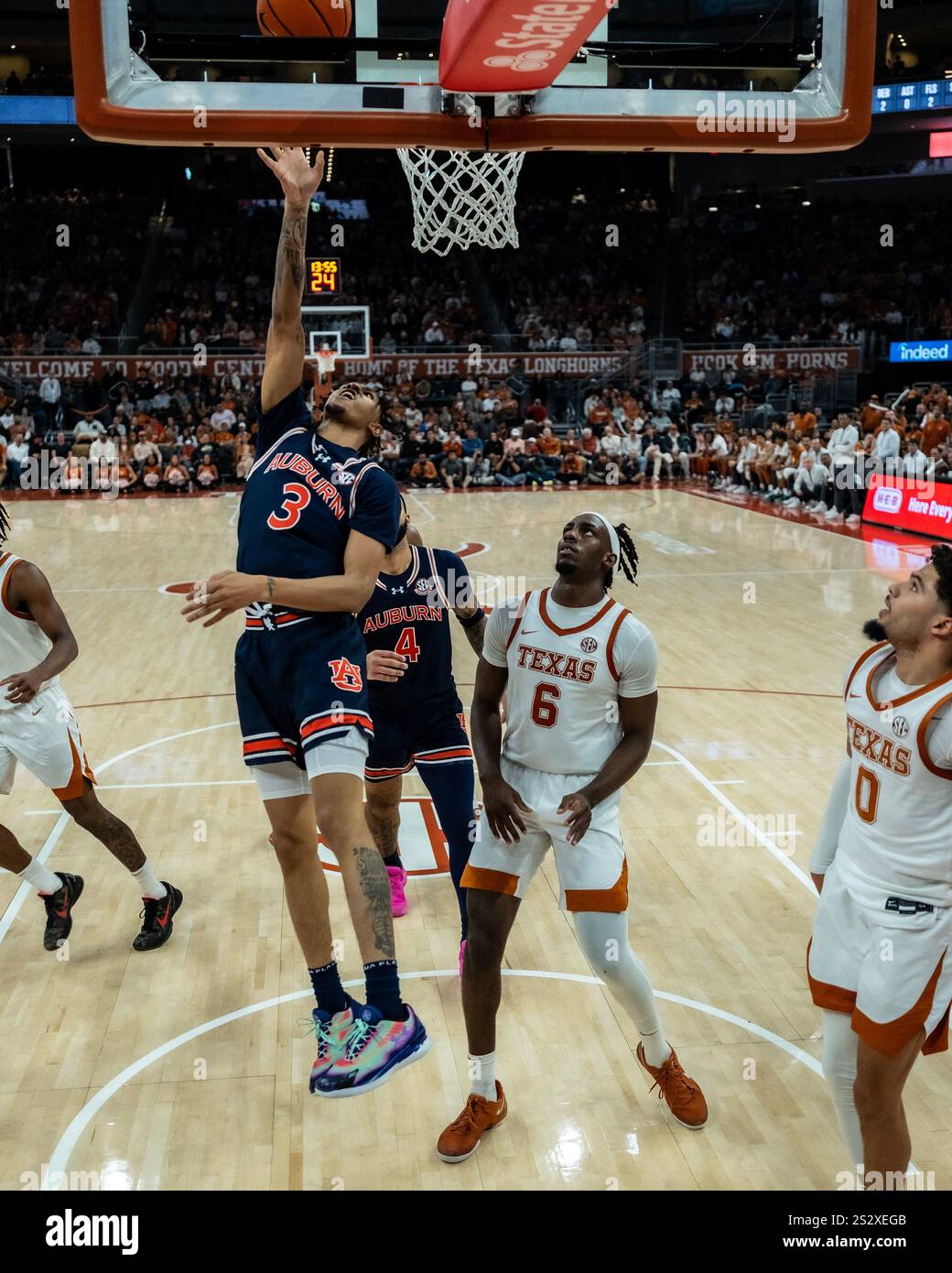 Jan 7, 2025. Jahki Jones (3) of the Auburn Tigers in action vs the ...