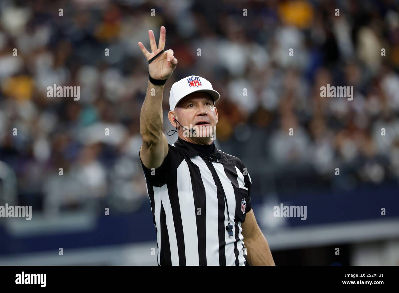 NFL referee Clete Blakeman (34) during a NFL football game between the ...