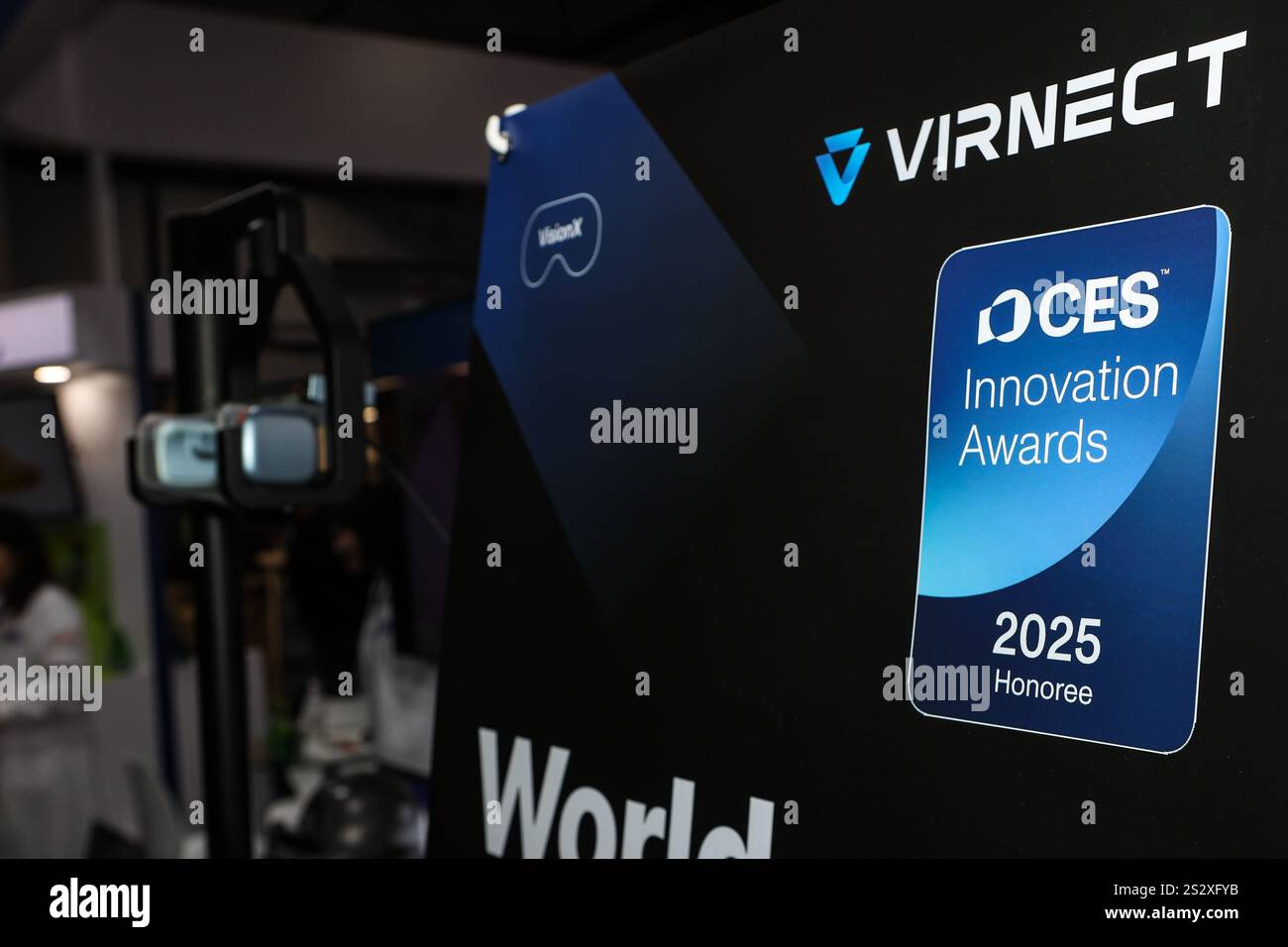 Las Vegas, NV, USA. 7th Jan, 2025. An image of the Virnect booth during the Consumer Electronics ...