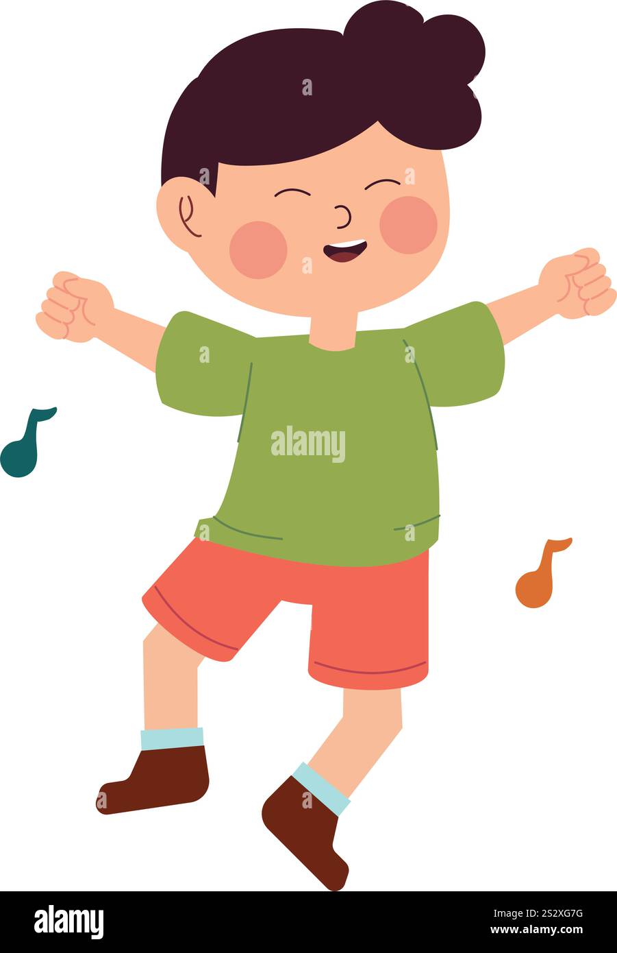 cartoon boy dancing Stock Vector Image & Art - Alamy