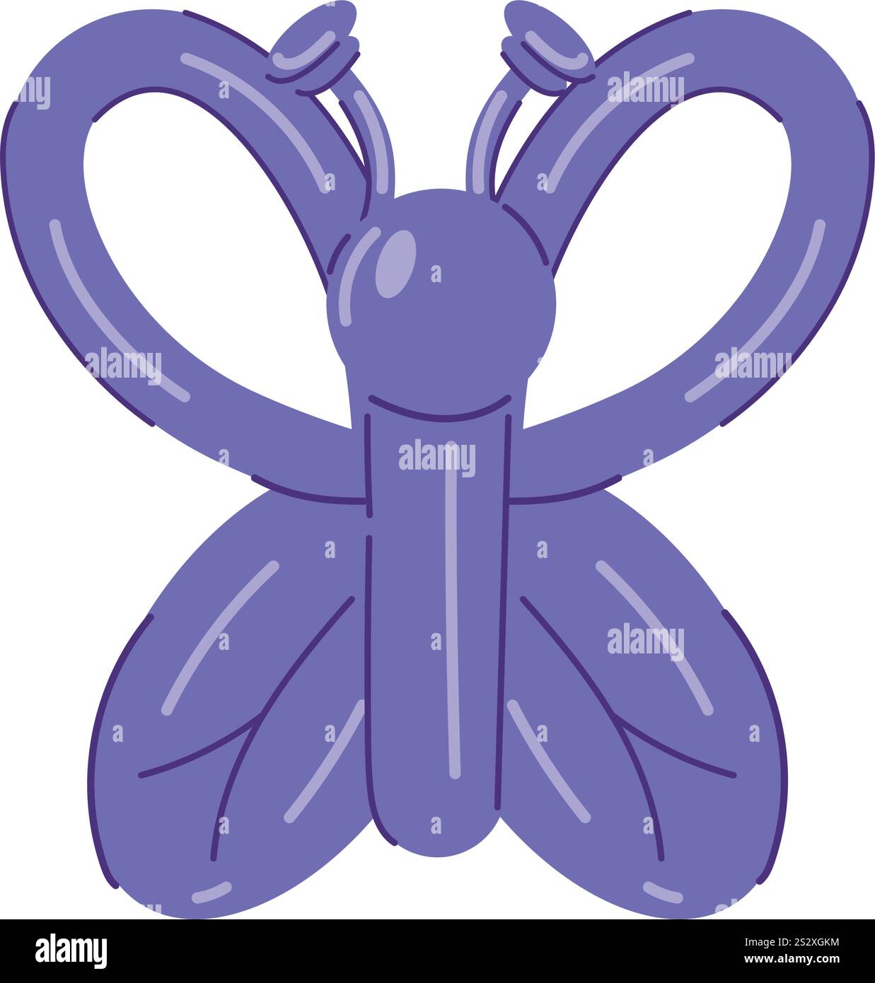 butterfly figure with balloons Stock Vector Image & Art - Alamy