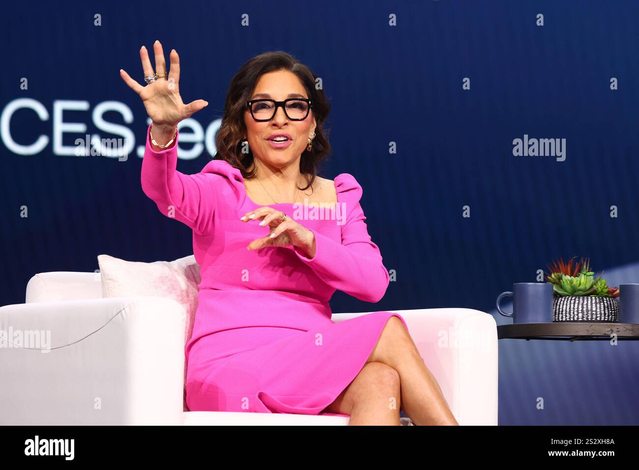Las Vegas, United States. 07th Jan, 2025. Linda Yaccarino, CEO of X ...