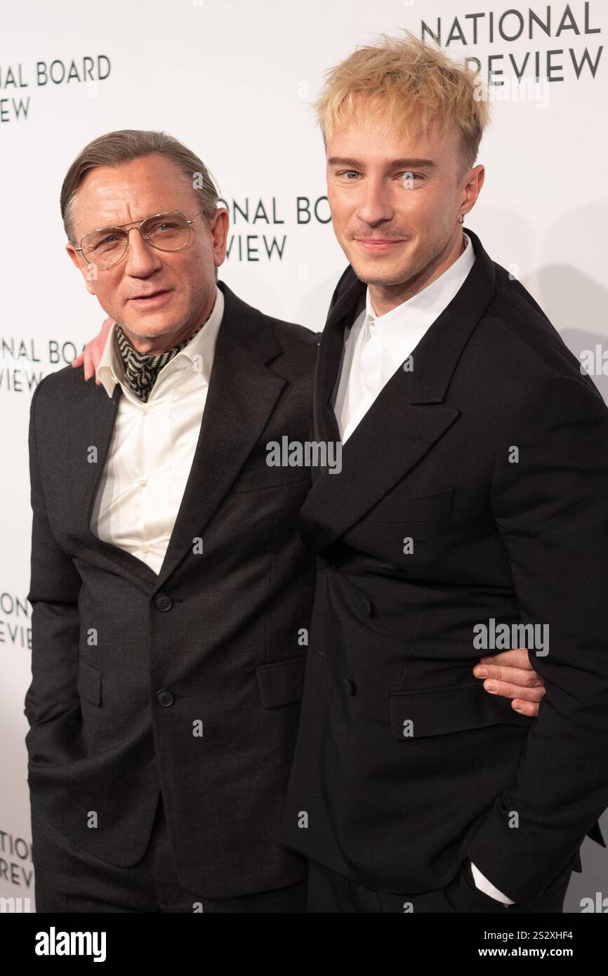 New York, United States. 07th Jan, 2025. Daniel Craig and Drew Starkey ...