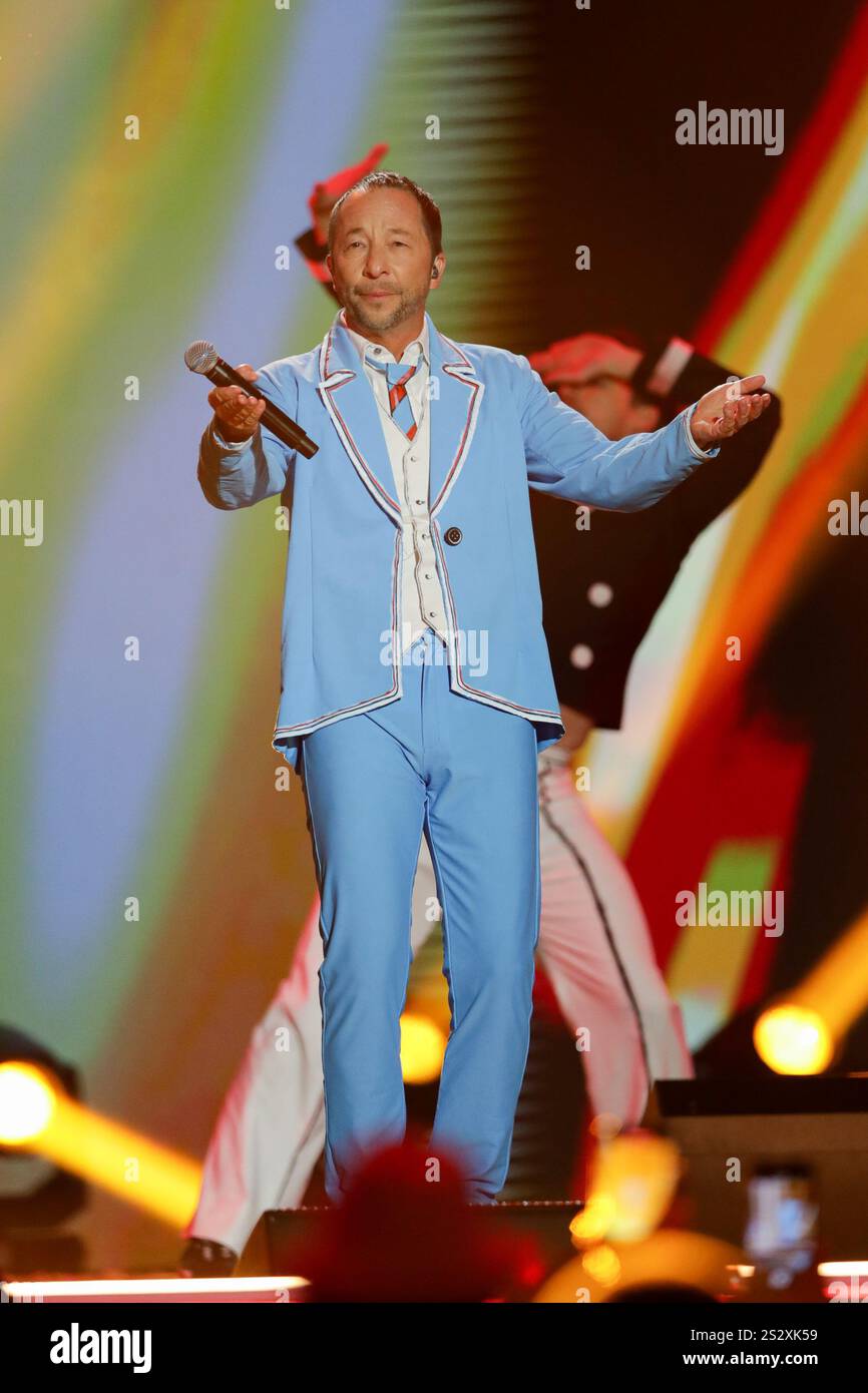 Chorzow, Poland. 01st Jan, 2025. Peter René Baumann, known as DJ Bobo ...