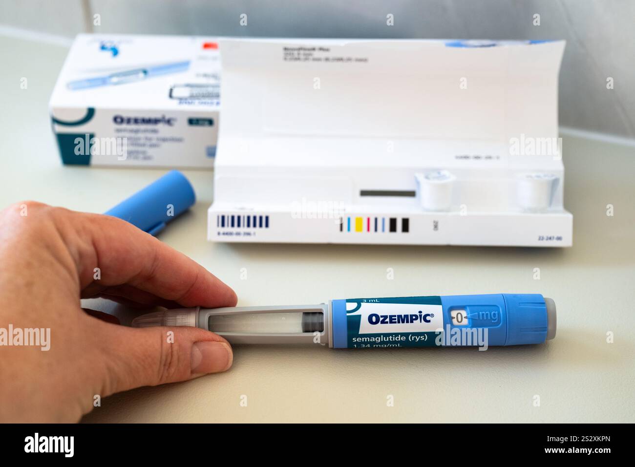 Queensland Australia - July 12 2024: Ozempic semaglutide injection ...