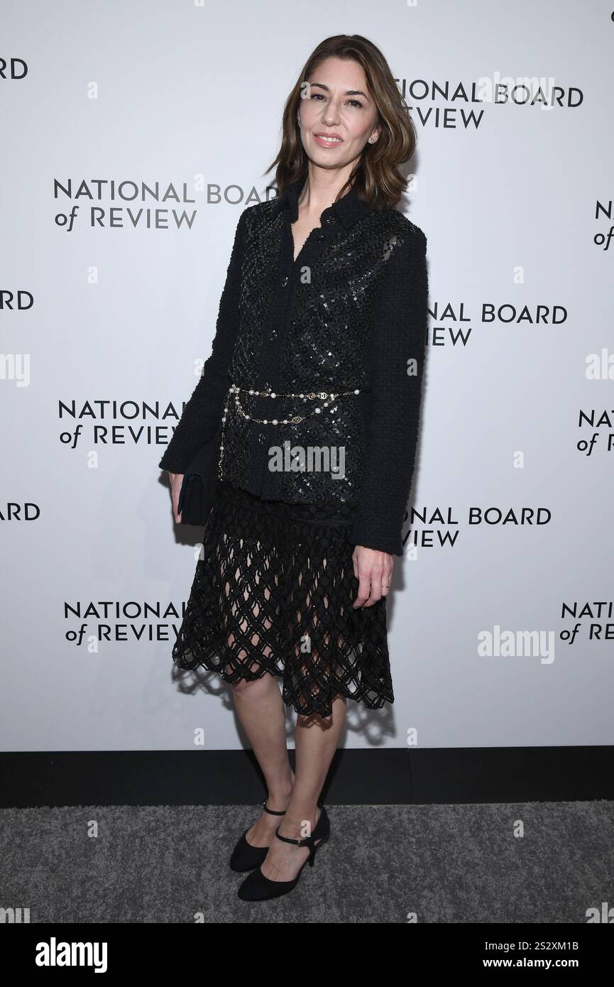 New York, USA. 07th Jan, 2025. Sofia Coppola attends The National Board ...