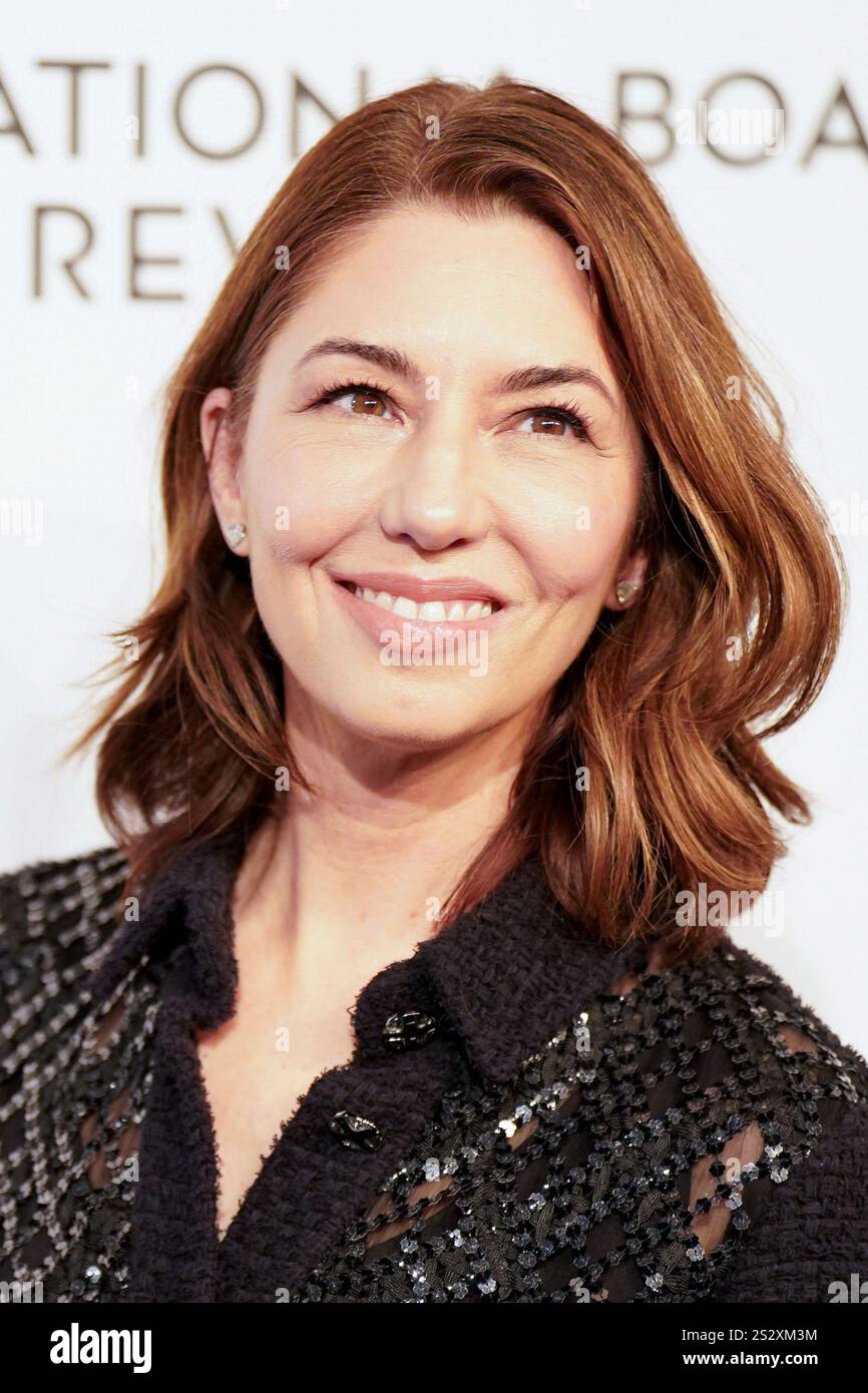 Ny. 07th Jan, 2025. Sofia Coppola at arrivals for The National Board of ...