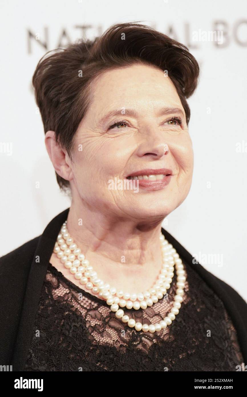 Ny. 07th Jan, 2025. Isabella Rossellini at arrivals for The National ...