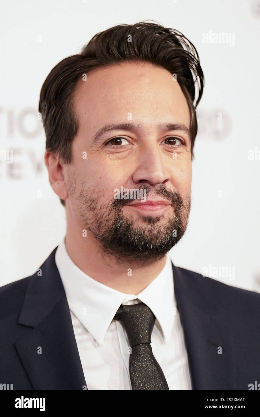 Ny. 07th Jan, 2025. Lin-Manuel Miranda at arrivals for The National Board of Review (NBR) Awards ...