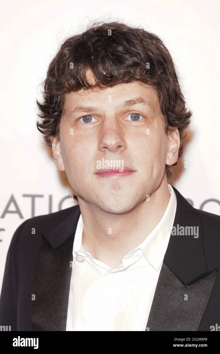 Ny. 07th Jan, 2025. Jesse Eisenberg at arrivals for The National Board ...