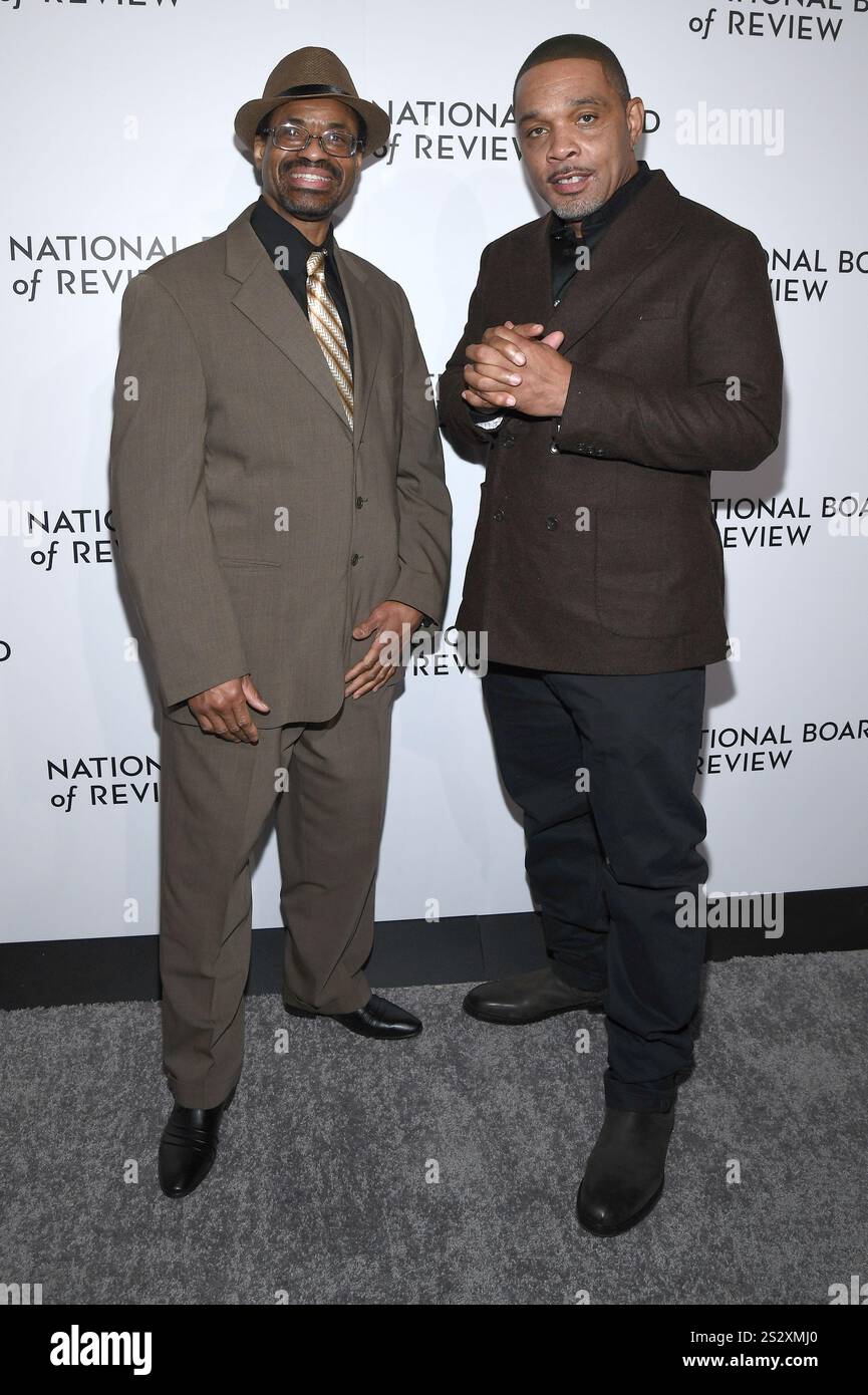 New York, USA. 07th Jan, 2025. (L-R) John 'Divine G' Whitfield and ...