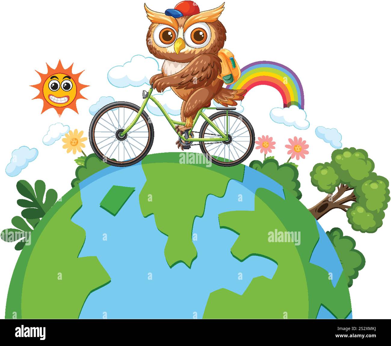 Owl on a bike hi-res stock photography and images - Alamy