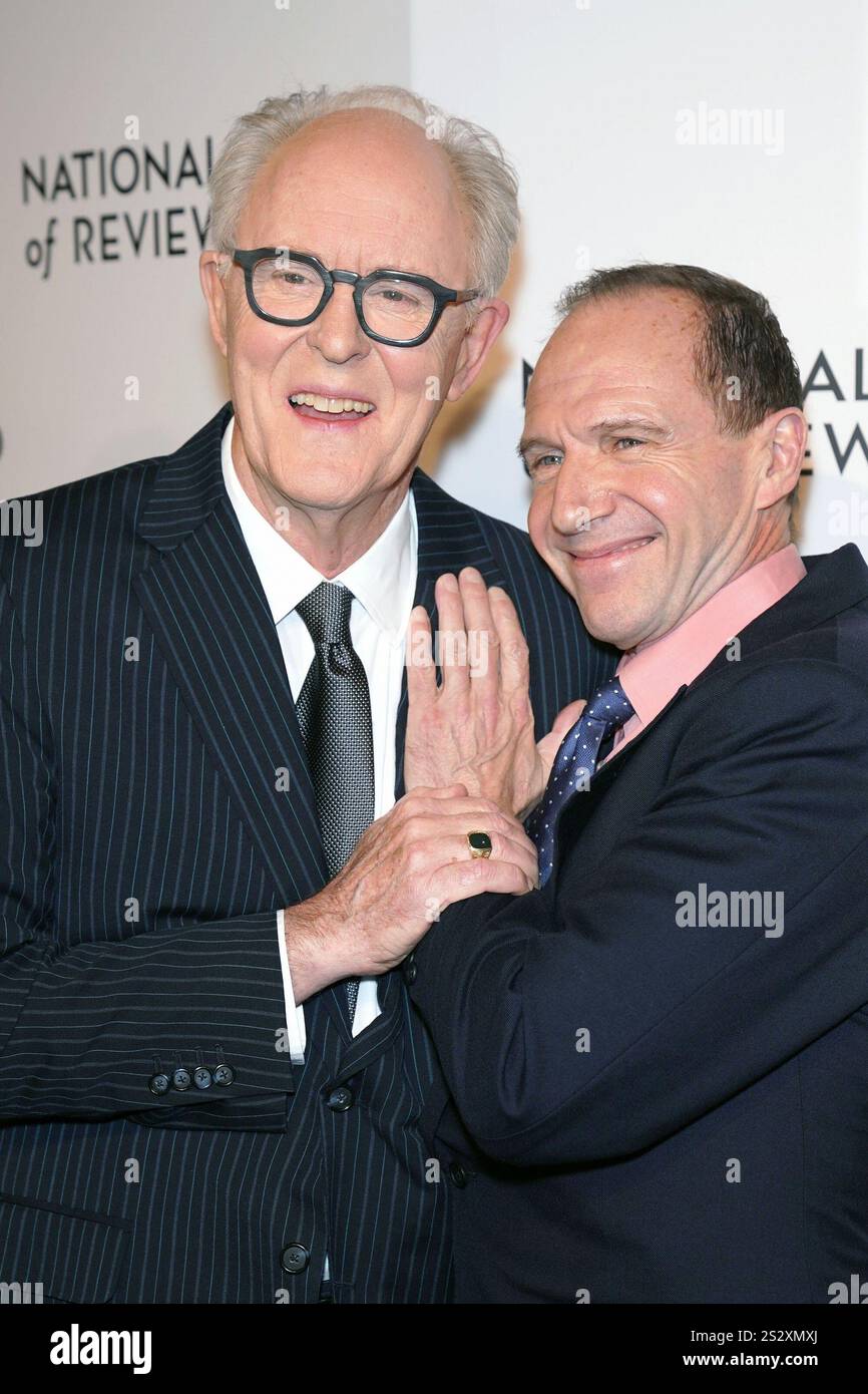 Ny. 07th Jan, 2025. John Lithgow, Ralph Fiennes at arrivals for The ...