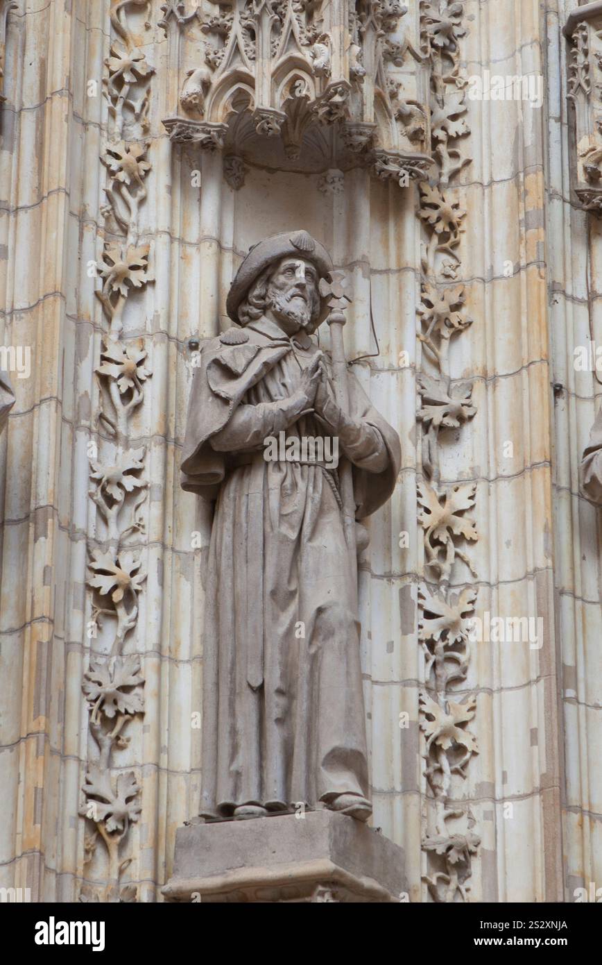 Seville, Spain - Sept 26th, 2024: James the Great, Saint Jacob or ...
