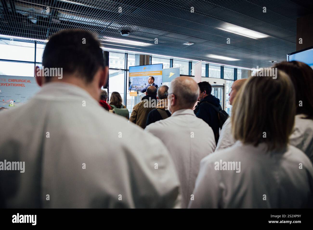 Rennes, France. 07th Jan, 2025. Yannick NEUDER, Minister of Health and ...