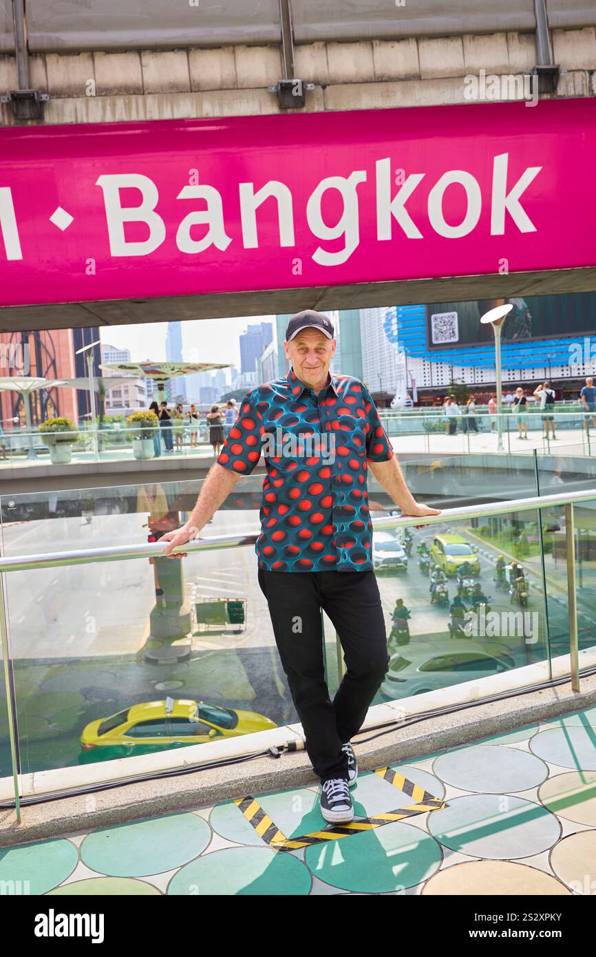 Bangkok, Thailand. 03rd Jan, 2025. Austrian artist and comedian Alf ...