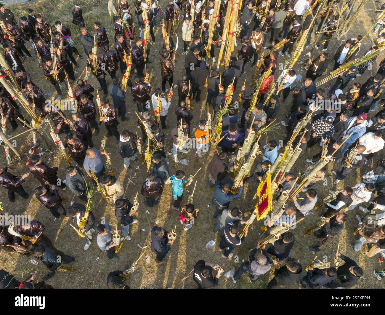 People of Miao ethnic group celebrate the Lusheng Festival in Congjiang ...