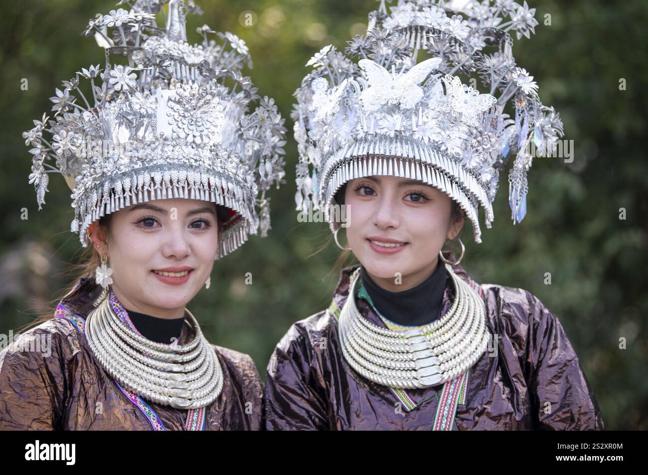 People of Miao ethnic group celebrate the Lusheng Festival in Congjiang ...