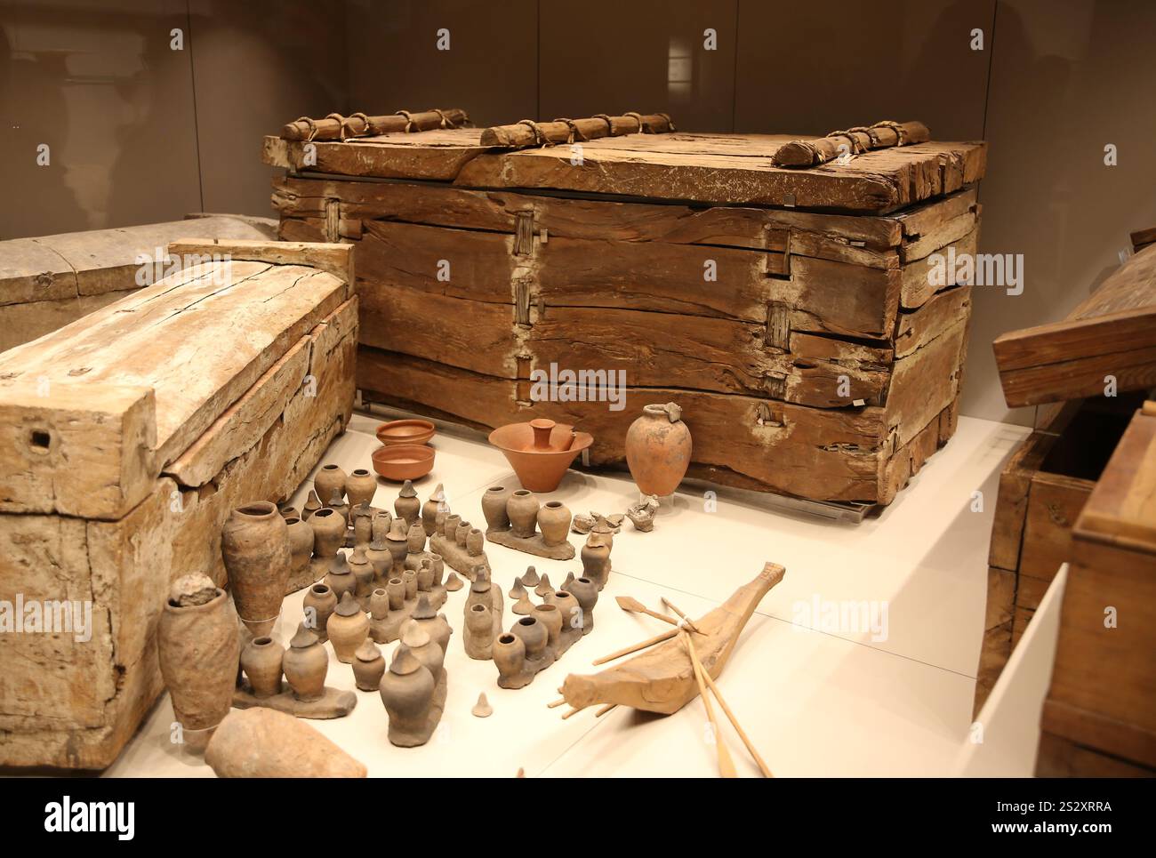 5th Dynasty. Burial assemblage of a intacte tomb from Gebelein ...