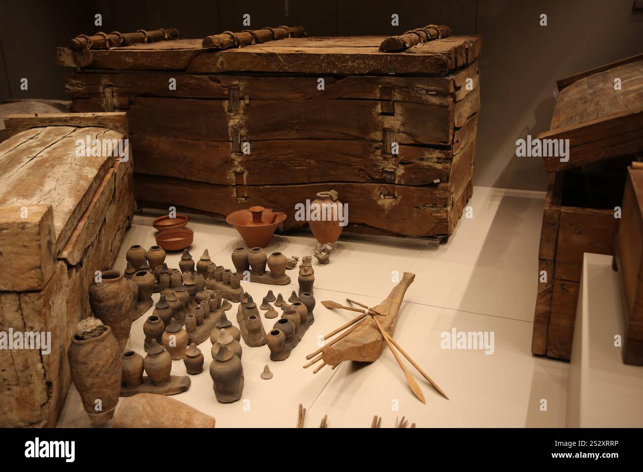 5th Dynasty. Burial assemblage of a intacte tomb from Gebelein ...