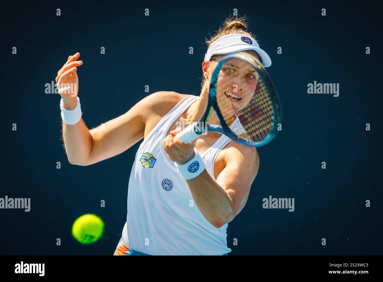 Melbourne, Australia. 08th Jan, 2025. Belgian Marie Benoit pictured ...