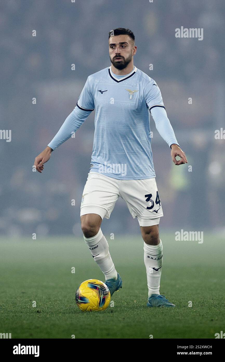 Rome, Lazio, Italy. 5th Jan, 2025. during Serie A soccer match AS Roma ...