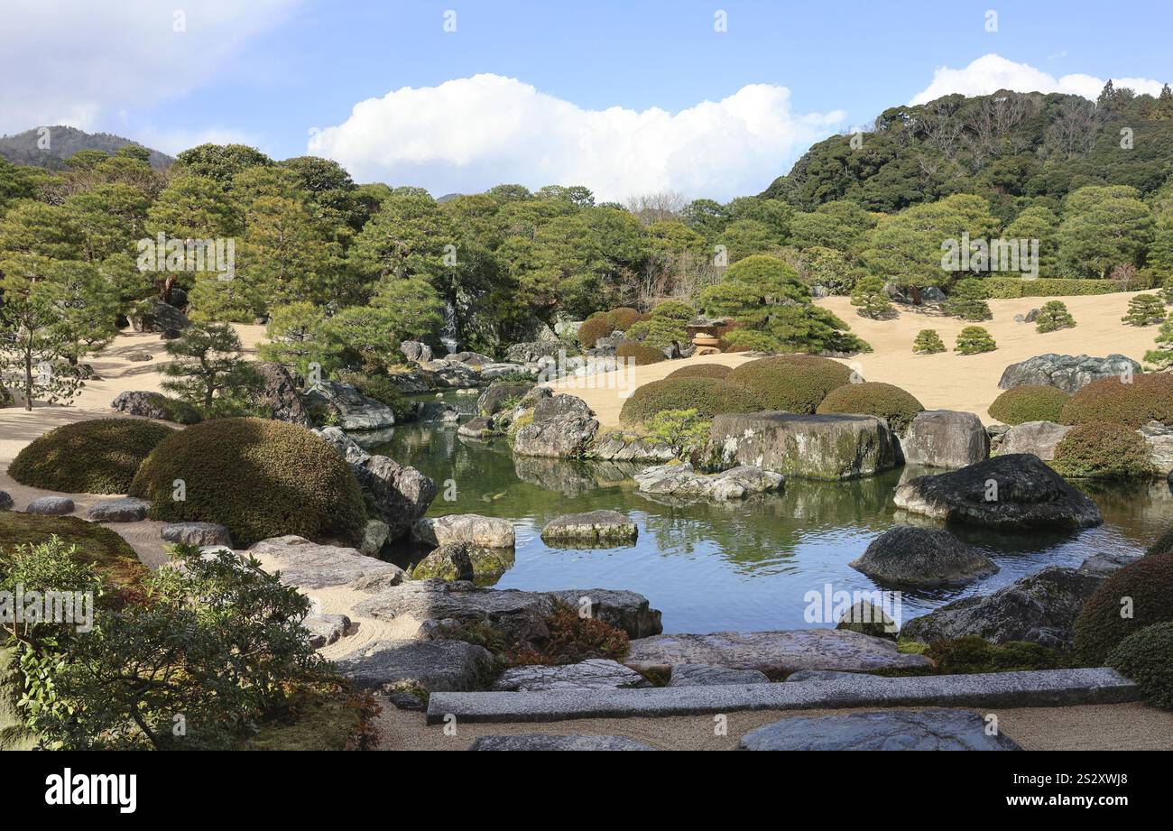 File photo shows Adachi Museum of Art in Yasugi in the western Japan ...