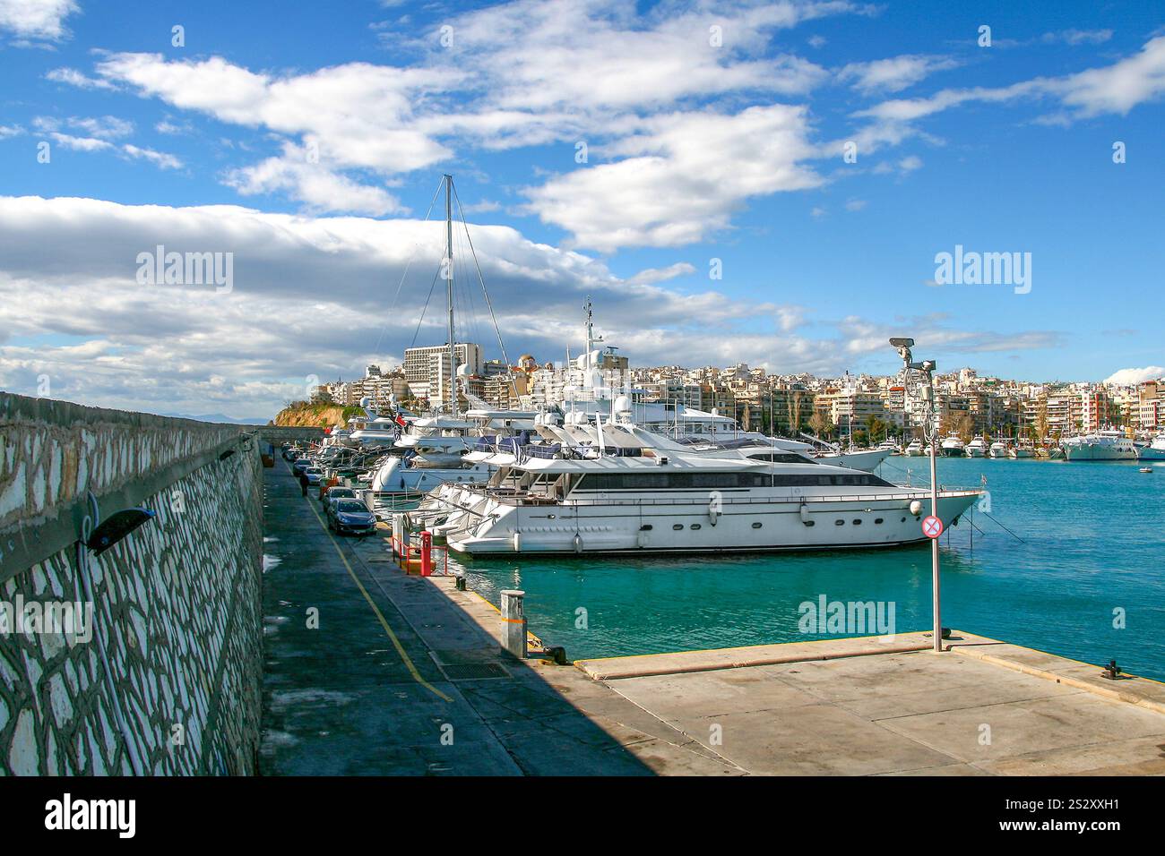 View of marina Zeas at Piraeus port. Greece Stock Photo - Alamy
