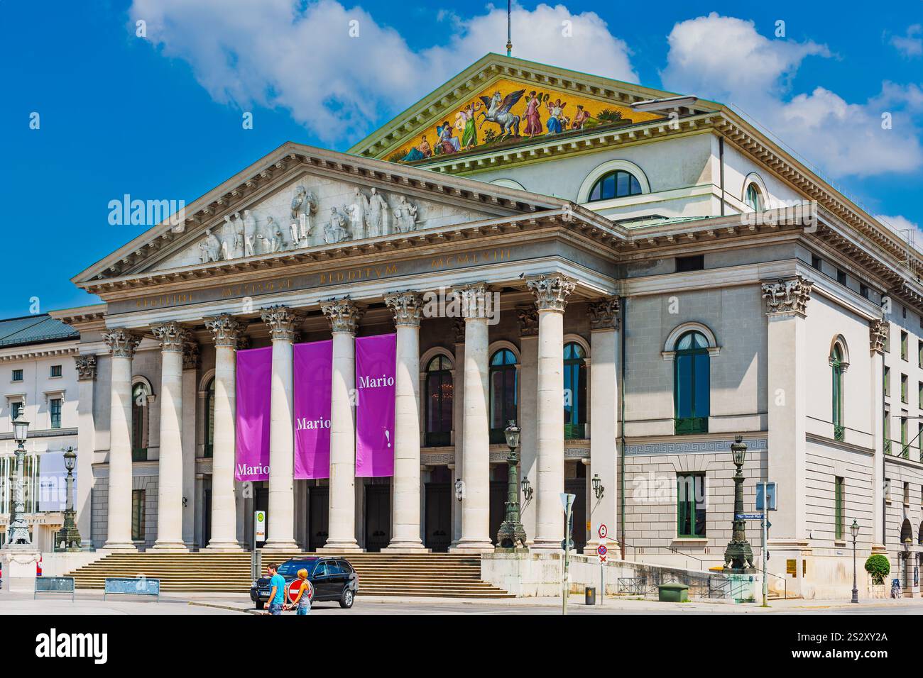 Munich, Germany - July 16, 2010 : Bavarian State Opera and National ...