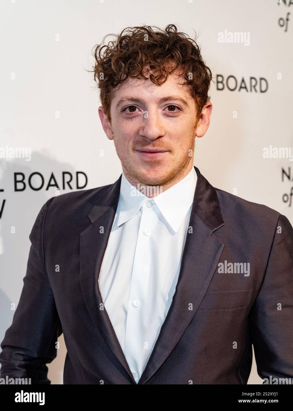 New York, USA. 07th Jan, 2025. Ethan Slater attends 2025 National Board ...