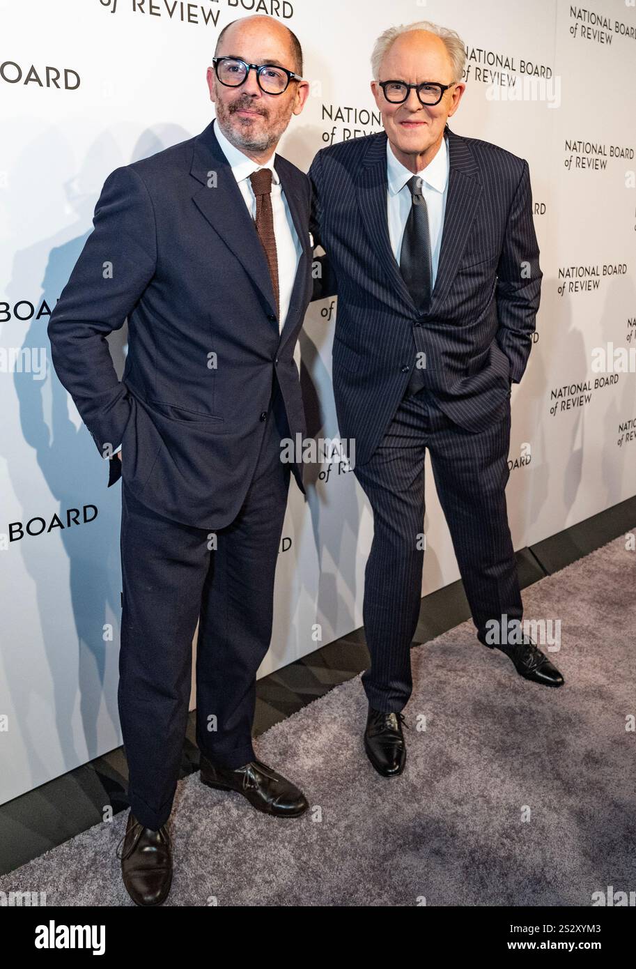 New York, USA. 07th Jan, 2025. Edward Berger, John Lithgow attend 2025 National Board of Review ...