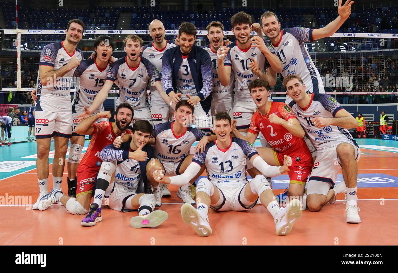 Milan, Italy. 06th Jan, 2025. POWERVOLLEY MILANO during Allianz Milano ...