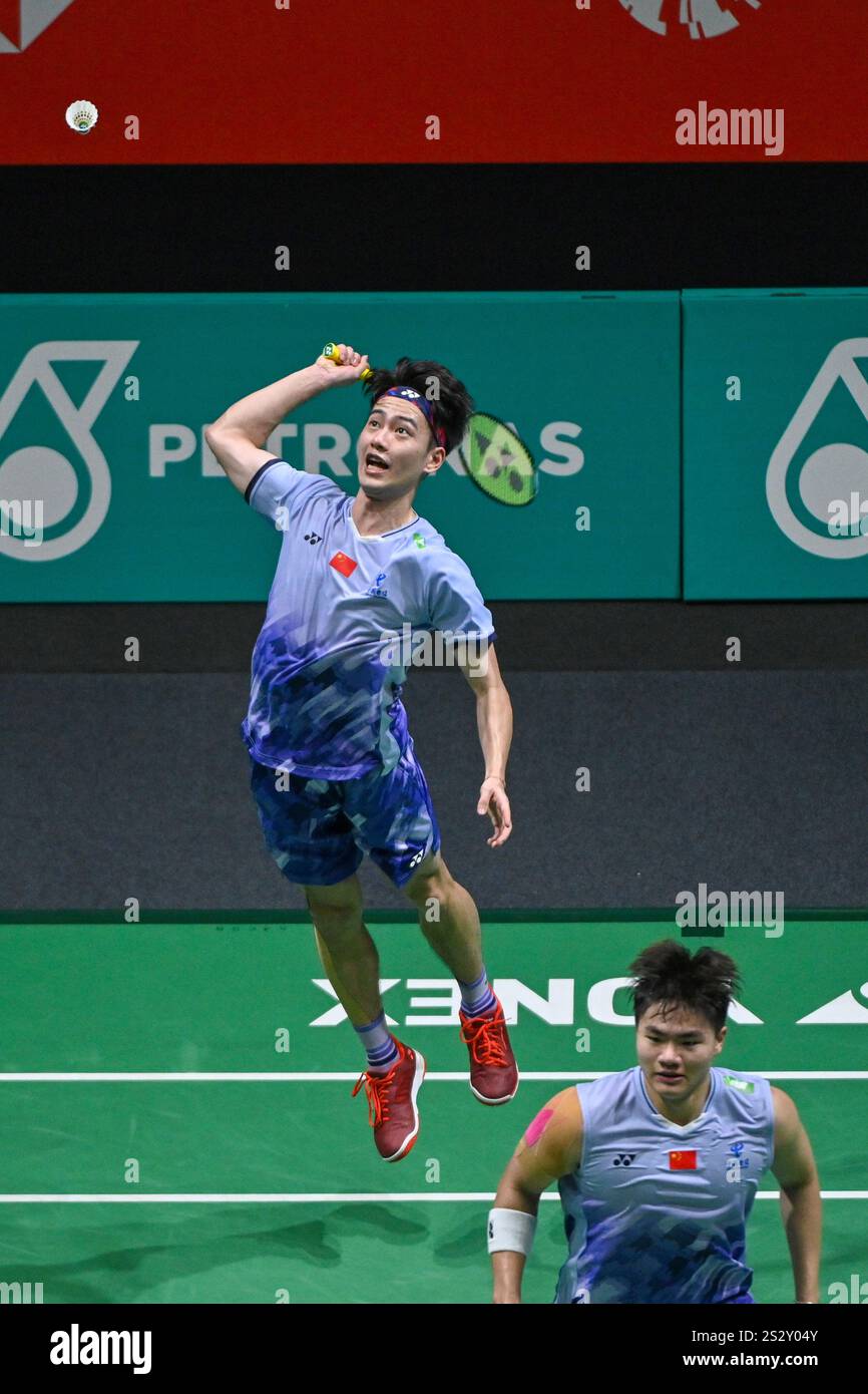 Kuala Lumpur, Malaysia. 8th Jan, 2025. Liang Weikeng/Wang Chang (L) of ...