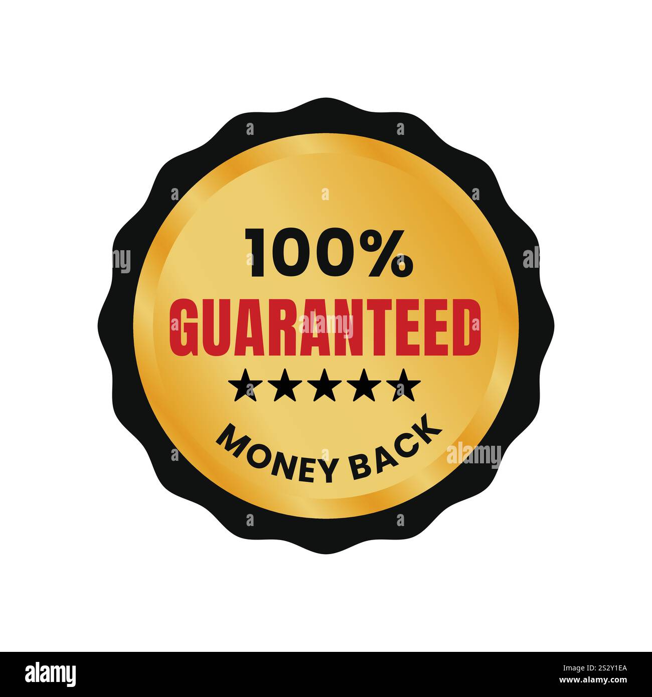 Guarantee trust badge vector design.Guarantee badge icon Stock Vector ...