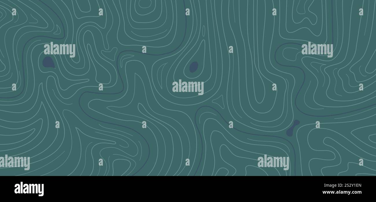 Green topographic contour map line art background illustration Stock ...