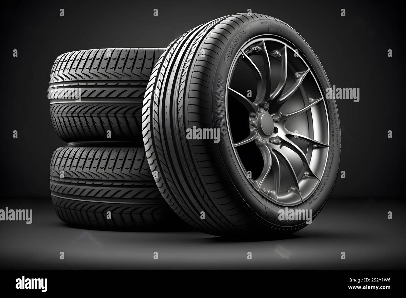 New car wheels for auto industry, service and maintenance repair ...