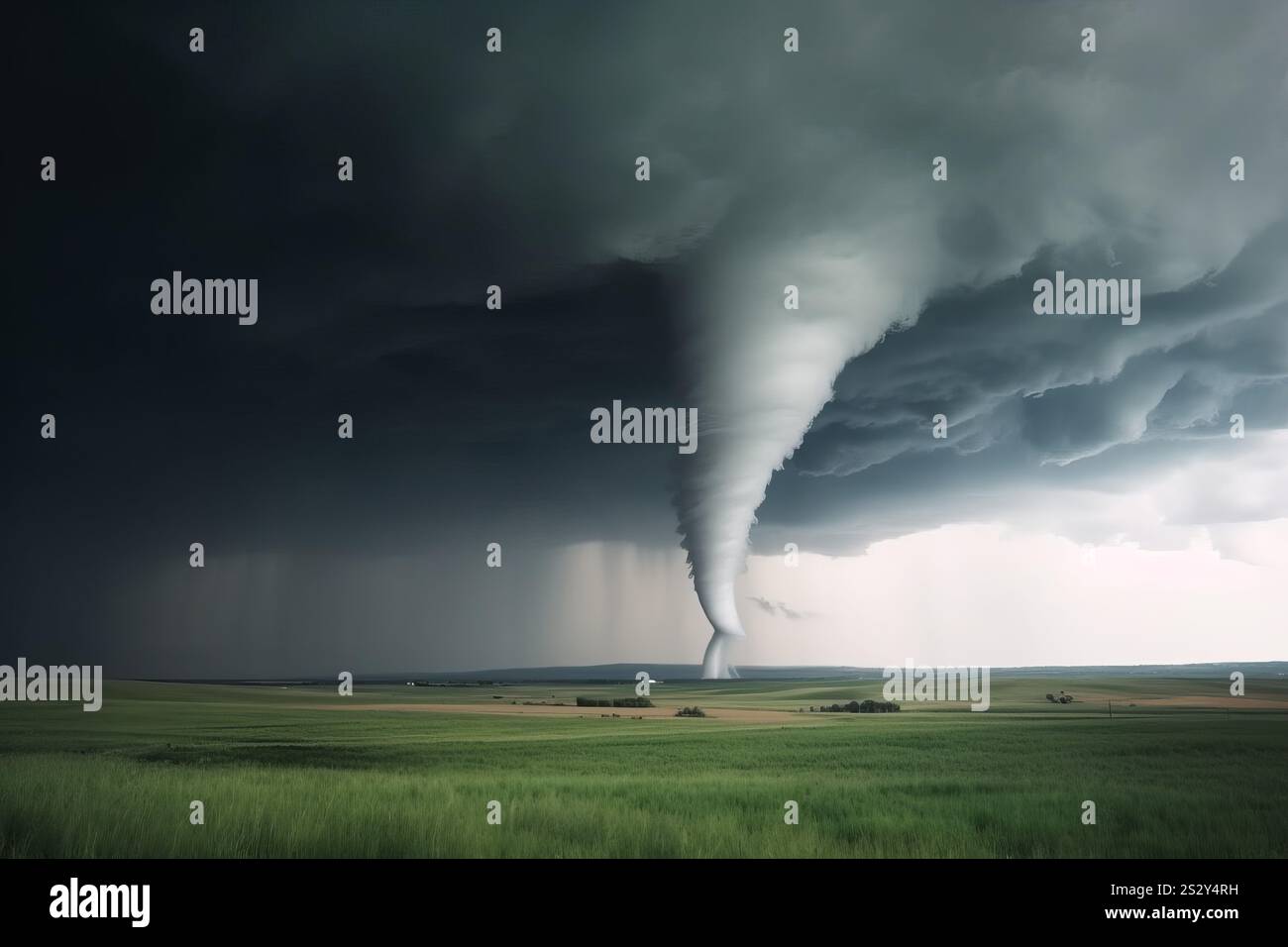 Dramatic storm tornado. Sky cyclone. Generate Ai Stock Photo - Alamy
