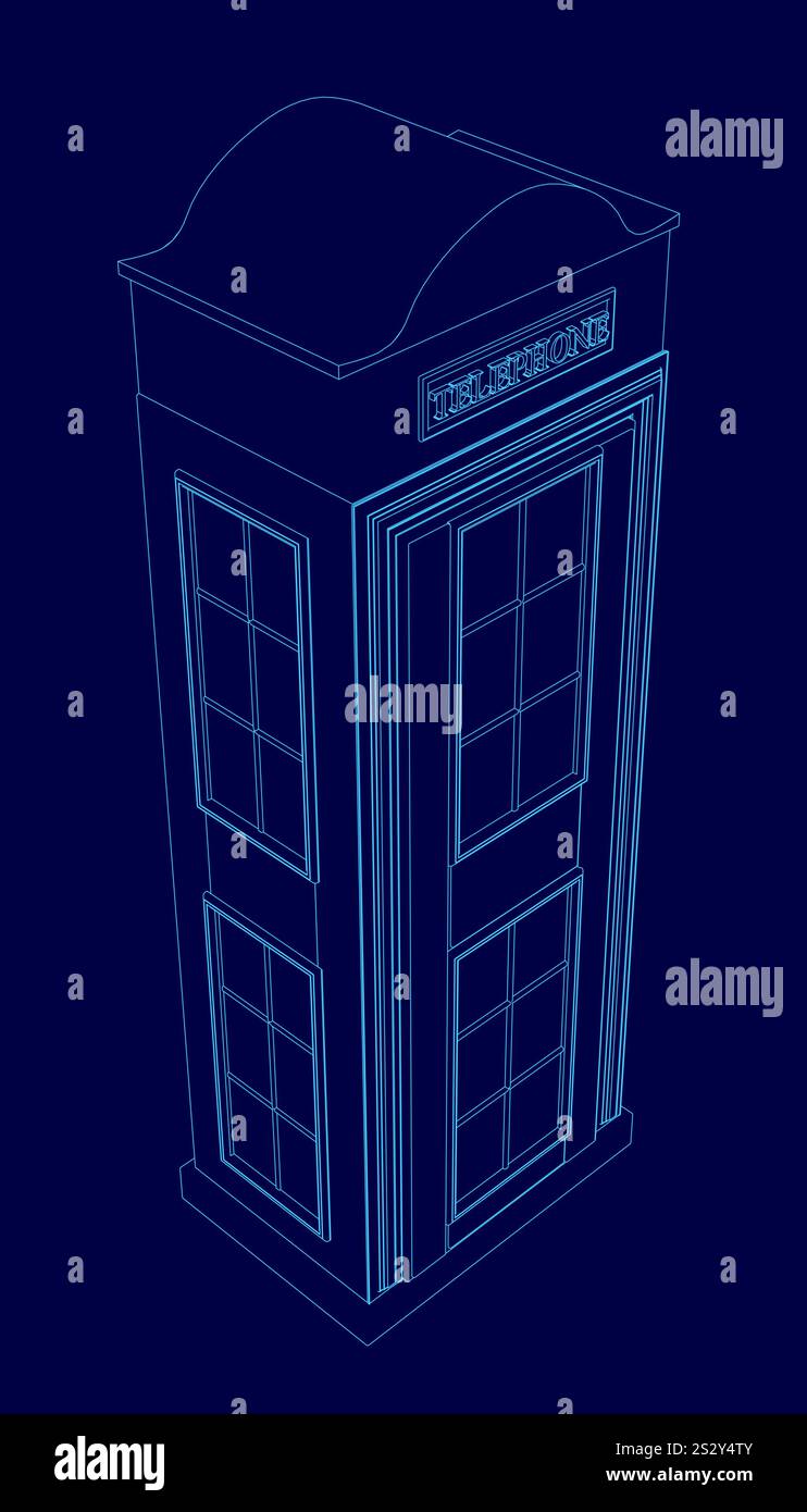 Perspective view on night Stock Vector Images - Alamy