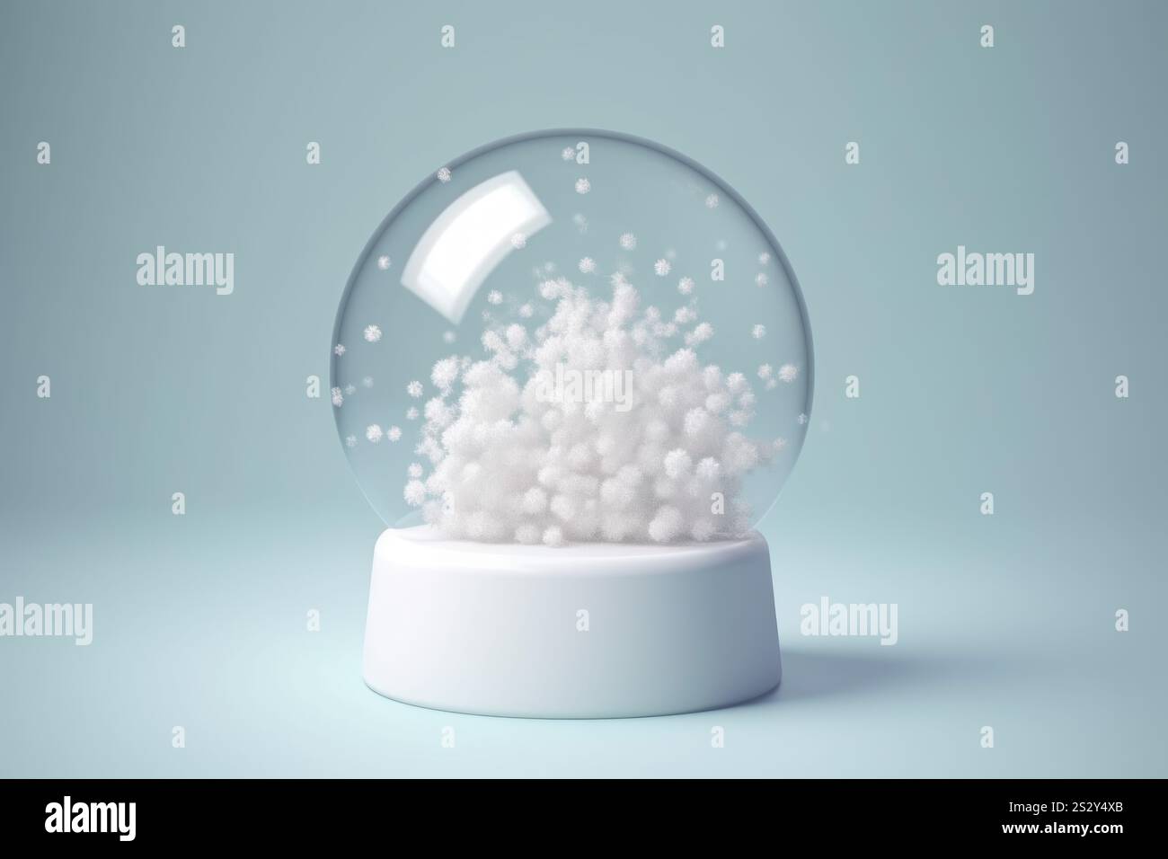 Snowball glass decoration. Globe object. Generate Ai Stock Photo - Alamy