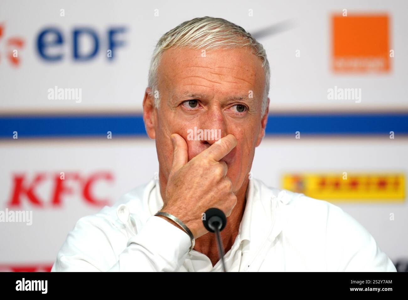 File photo dated 16/10/23 of Didier Deschamps. France head coach Didier ...